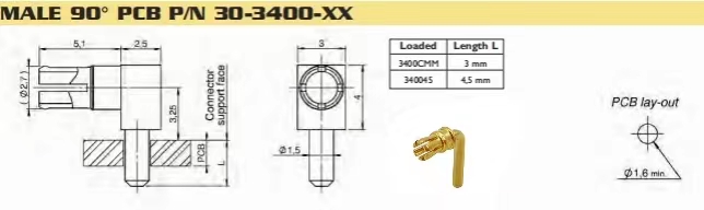 HW-CMM Connector,HW-221D00F26-0006-3400CMM.
