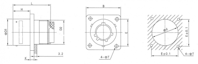 MS26482 Connector , MS3470A22-41PS Circular Electric Connector