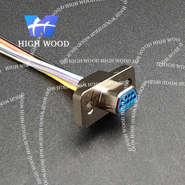 Micro-D MWDM Solder Cup Metal Shell Connectors HW-MWDM2L-9P-6K5-6B